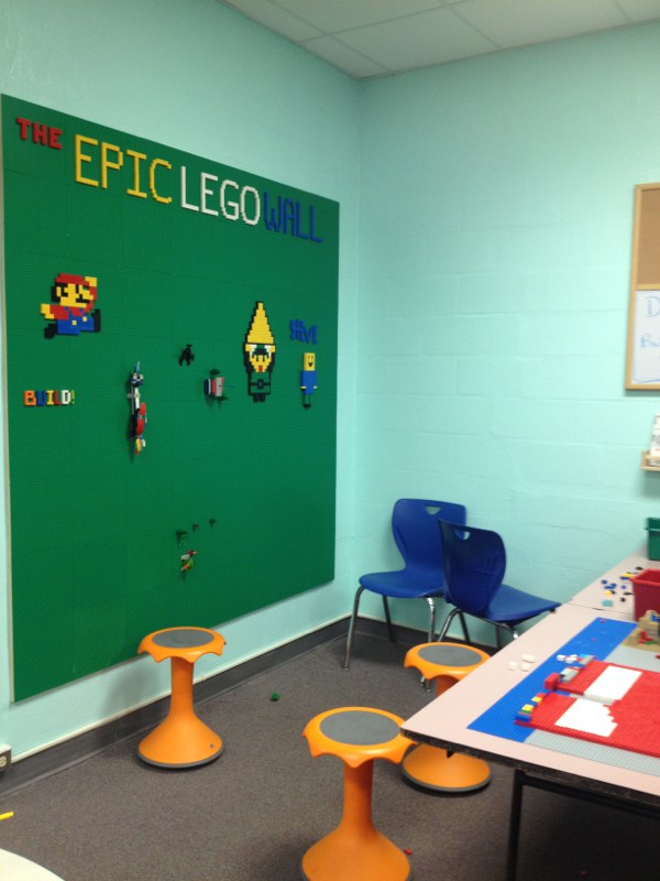 PledgeCents Cause - Epic Lego Wall by Sandy Foster, Liberty Middle School